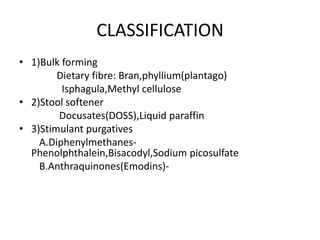 OSMOTIC PURGATIVES | PPTX