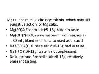 OSMOTIC PURGATIVES | PPTX