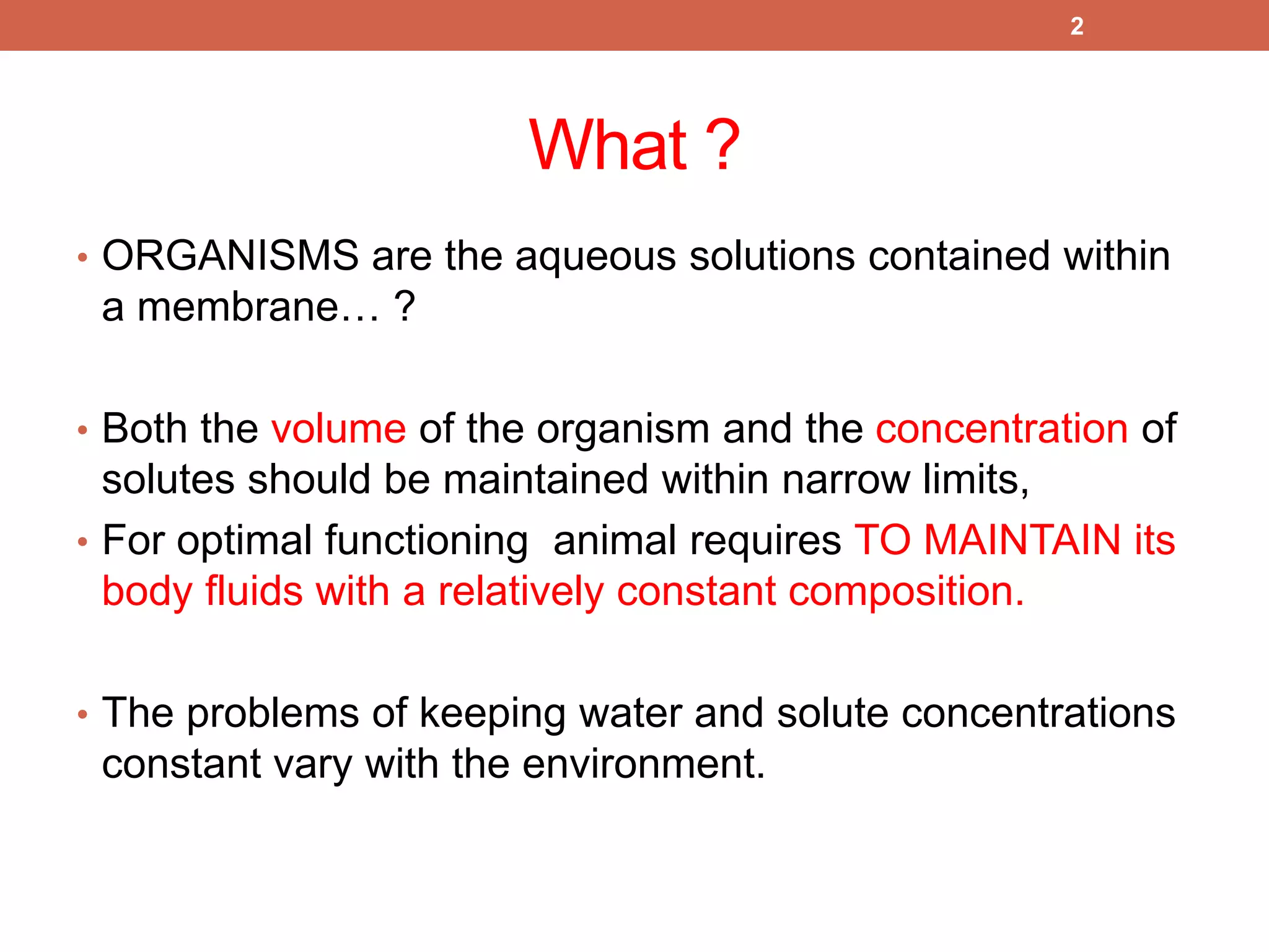 Osmotic regulation part 1 | PPT