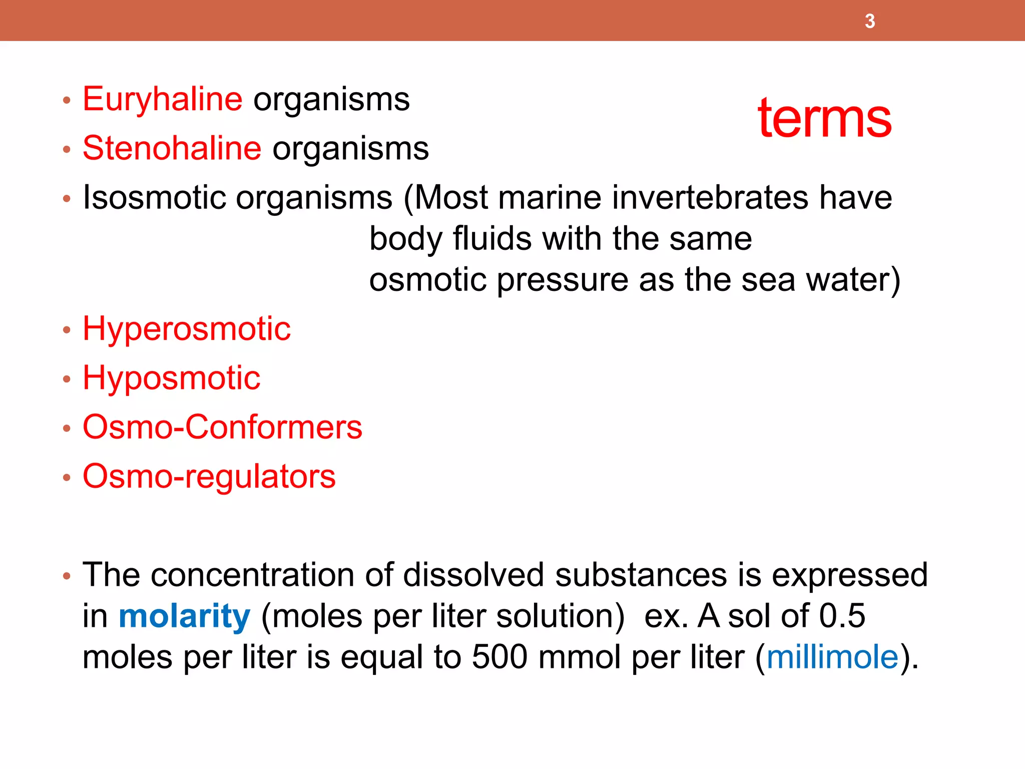 Osmotic regulation part 1 | PPT