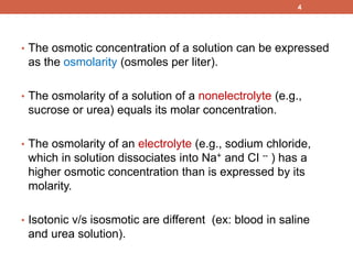 Osmotic regulation part 1 | PPT