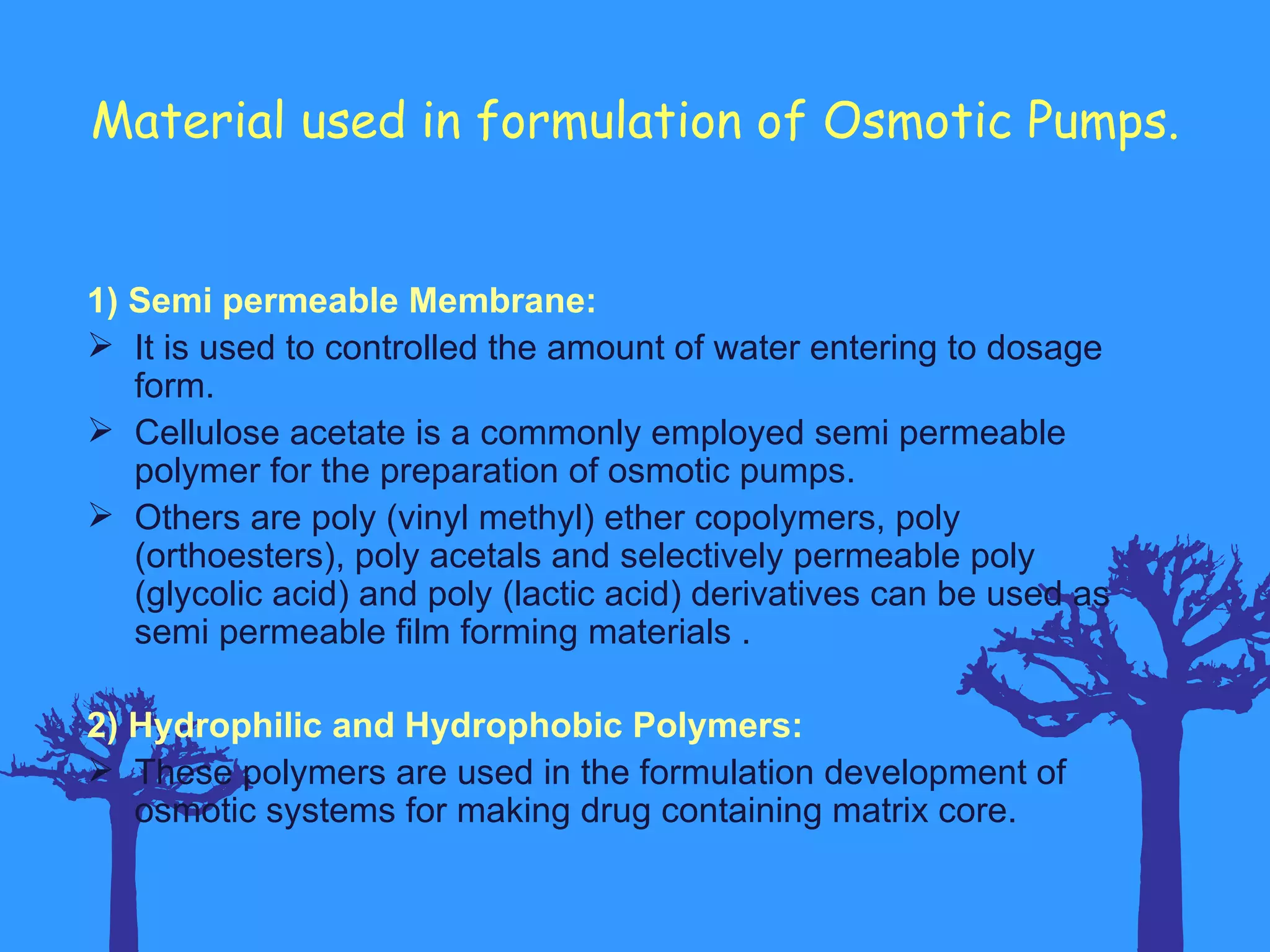 Osmotic pump evaluation | PPT