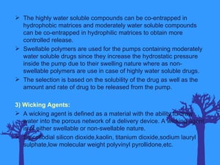 Osmotic pump evaluation | PPT
