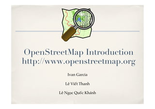Giới thiệu OpenStreetMap | PPT