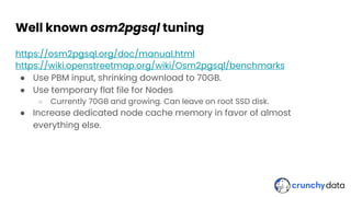 Speedrunning the Open Street Map osm2pgsql Loader | PPT