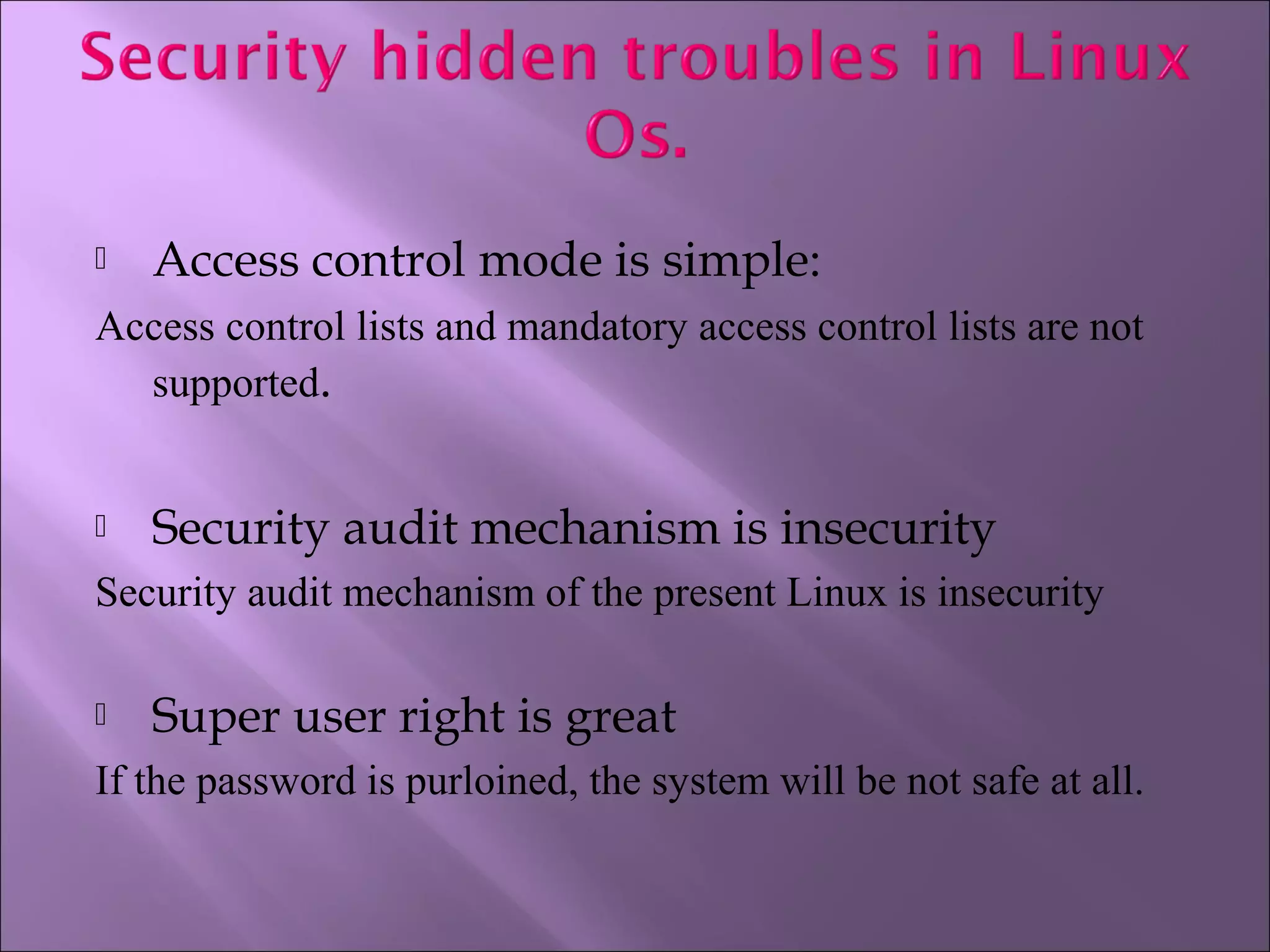 Design for security in operating system | PPT