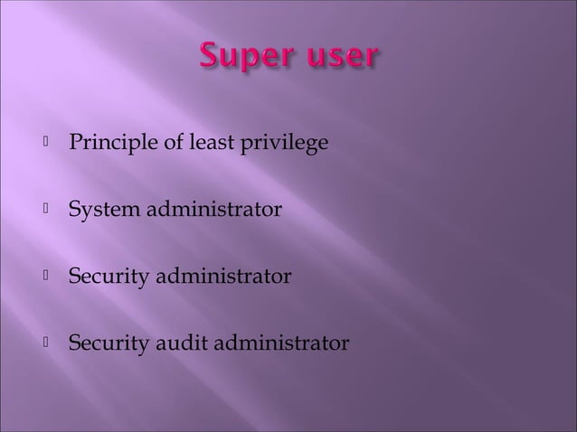 Design for security in operating system | PPT