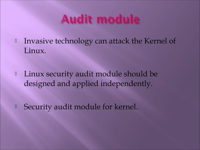 Design for security in operating system | PPT