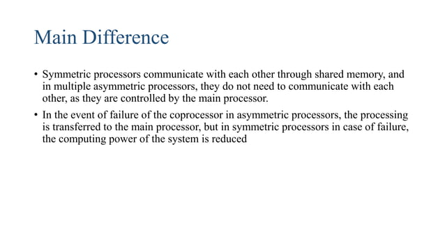 OS multiprocessing1.pptx | Operating Systems | Computer Software and Applications