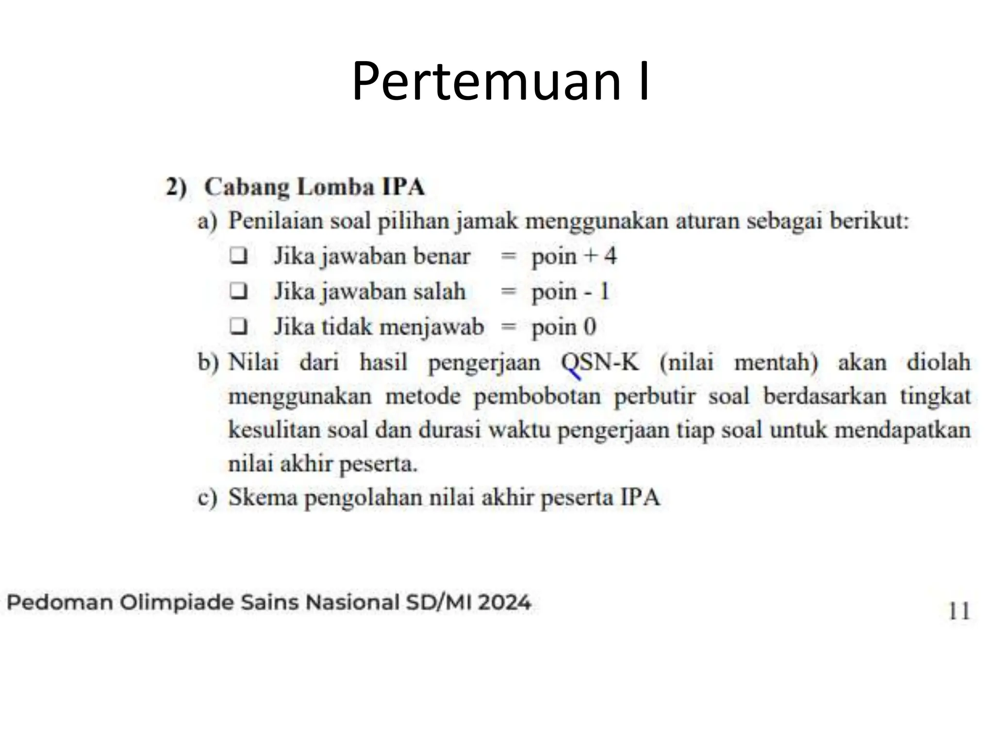 LATIHAN OSN IPA SD, SOAL LATIHAN IPA SD KELAS 5 | PPTX