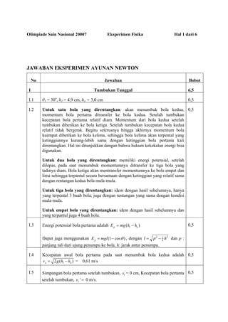 Osn2007 soal jawab_eksperimen | PDF