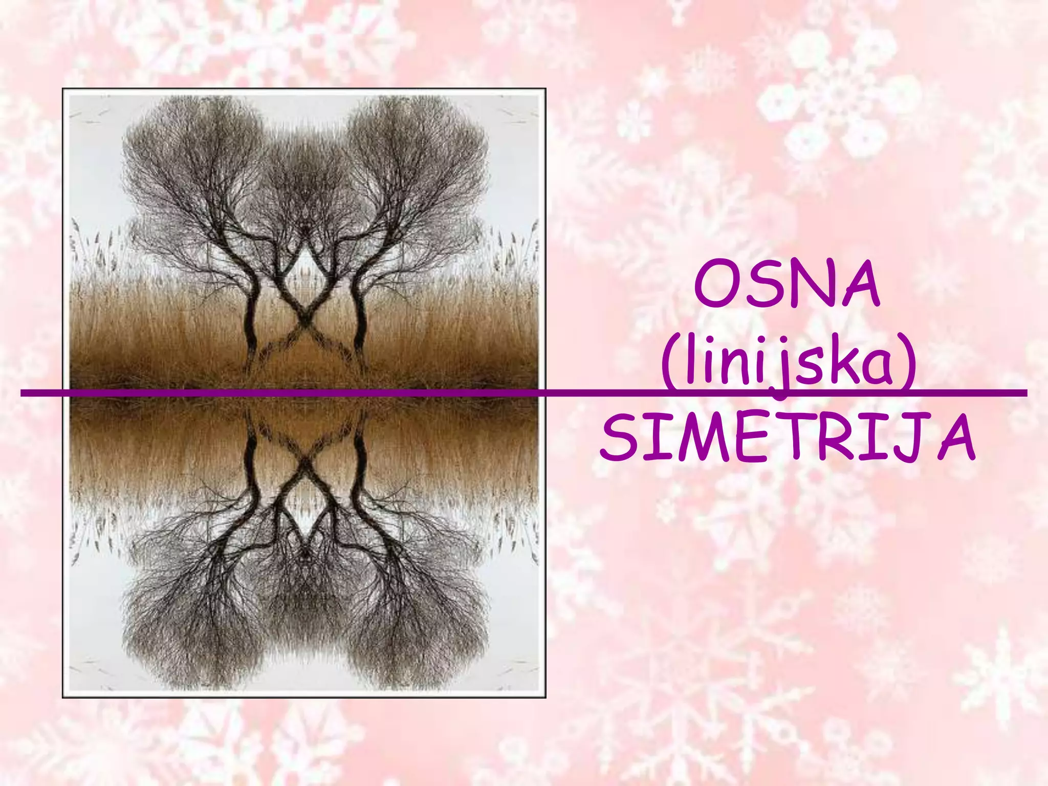 Osna (linijska) simetrija | PPTX