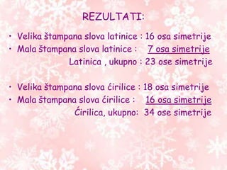 Osna (linijska) simetrija | PPTX