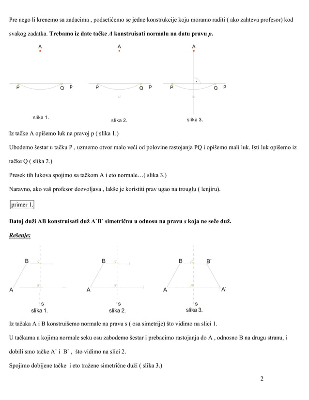 Osna simetrija | PDF