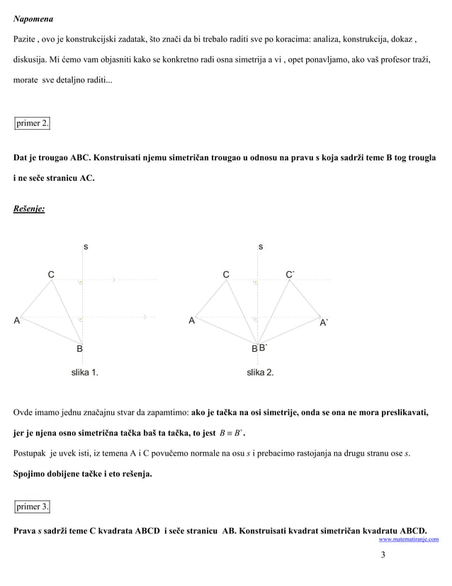 Osna simetrija | PDF