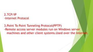 Windows Networking Introduction | PPTX