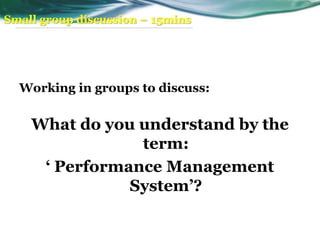 Performance Management | PPT