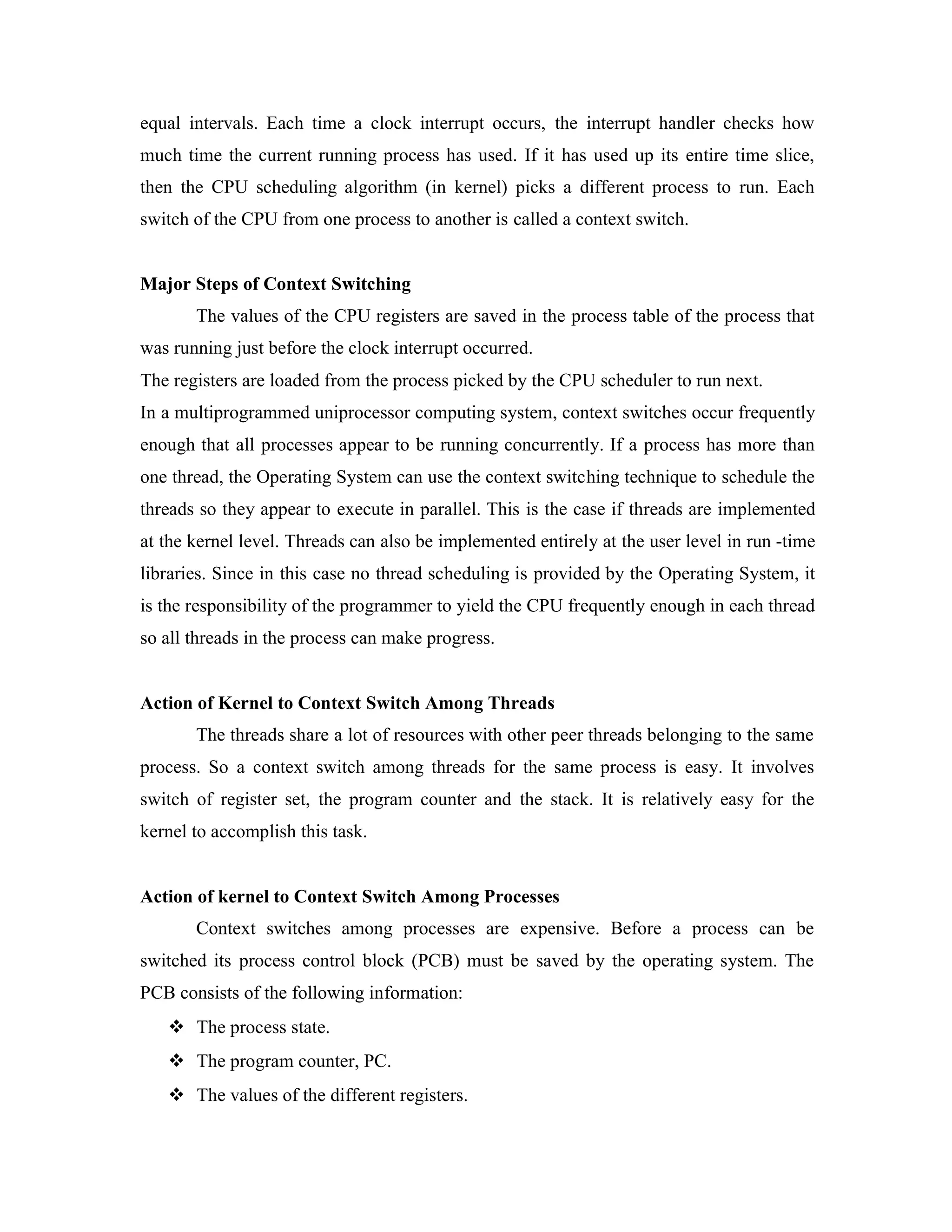 operating system lecture notes | DOC