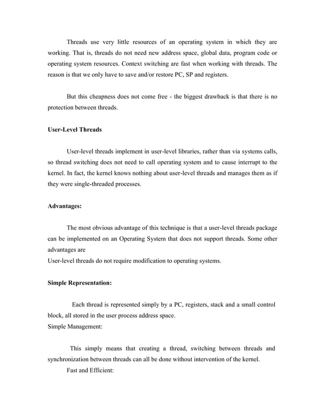 operating system lecture notes | DOC