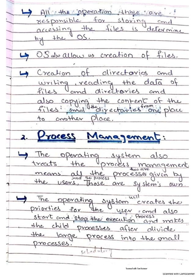 Os notes | PDF | Operating Systems | Computer Software and Applications