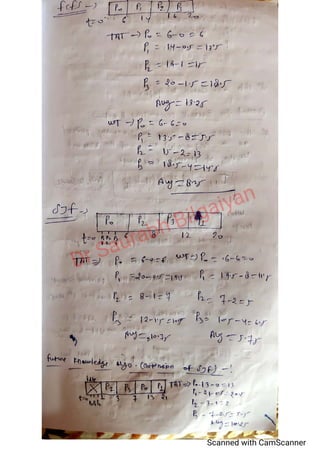 Operating Systems Notes Prepared by Dr. Saurabh Bilgaiyan | PDF