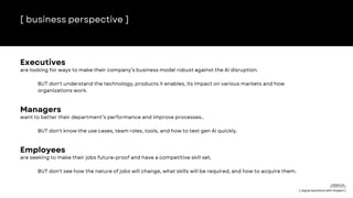 ChatGPT for Business: learn generative AI, prompt engineering, process automation with ChatGPT | PPT