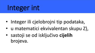 Osnove programiranja u Pythonu | PPTX