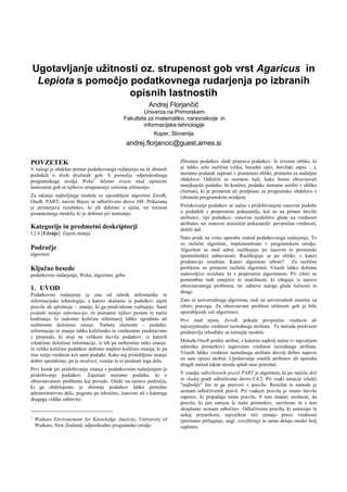 Osnove umetne inteligence 13 14 primer članka | PDF