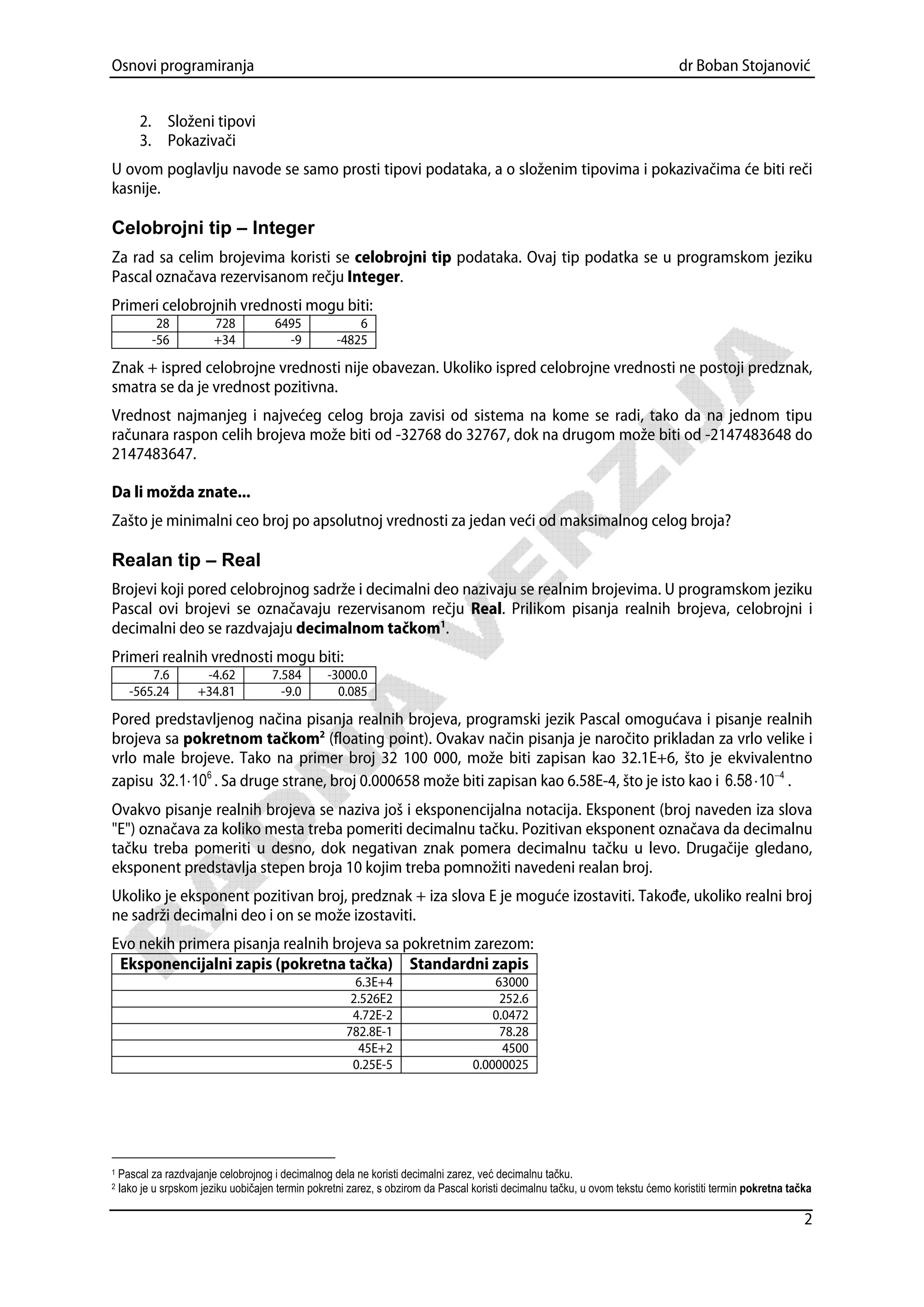 elementi pascala | PDF