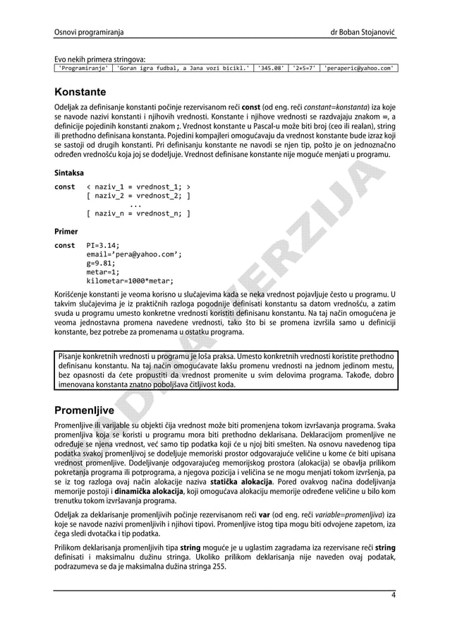 elementi pascala | PDF