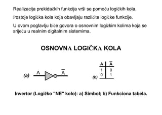 Osnovna logicka kola | PDF
