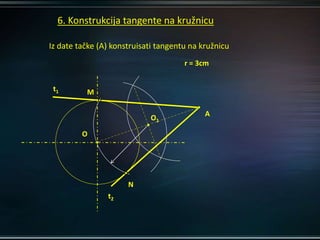 Osnovne geometrijske konstrukcije | PPTX