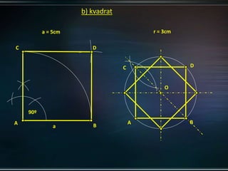 Osnovne geometrijske konstrukcije | PPTX