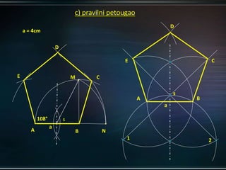 Osnovne geometrijske konstrukcije | PPTX