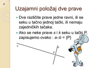 Osnovni geometrijski pojmovi | PPTX