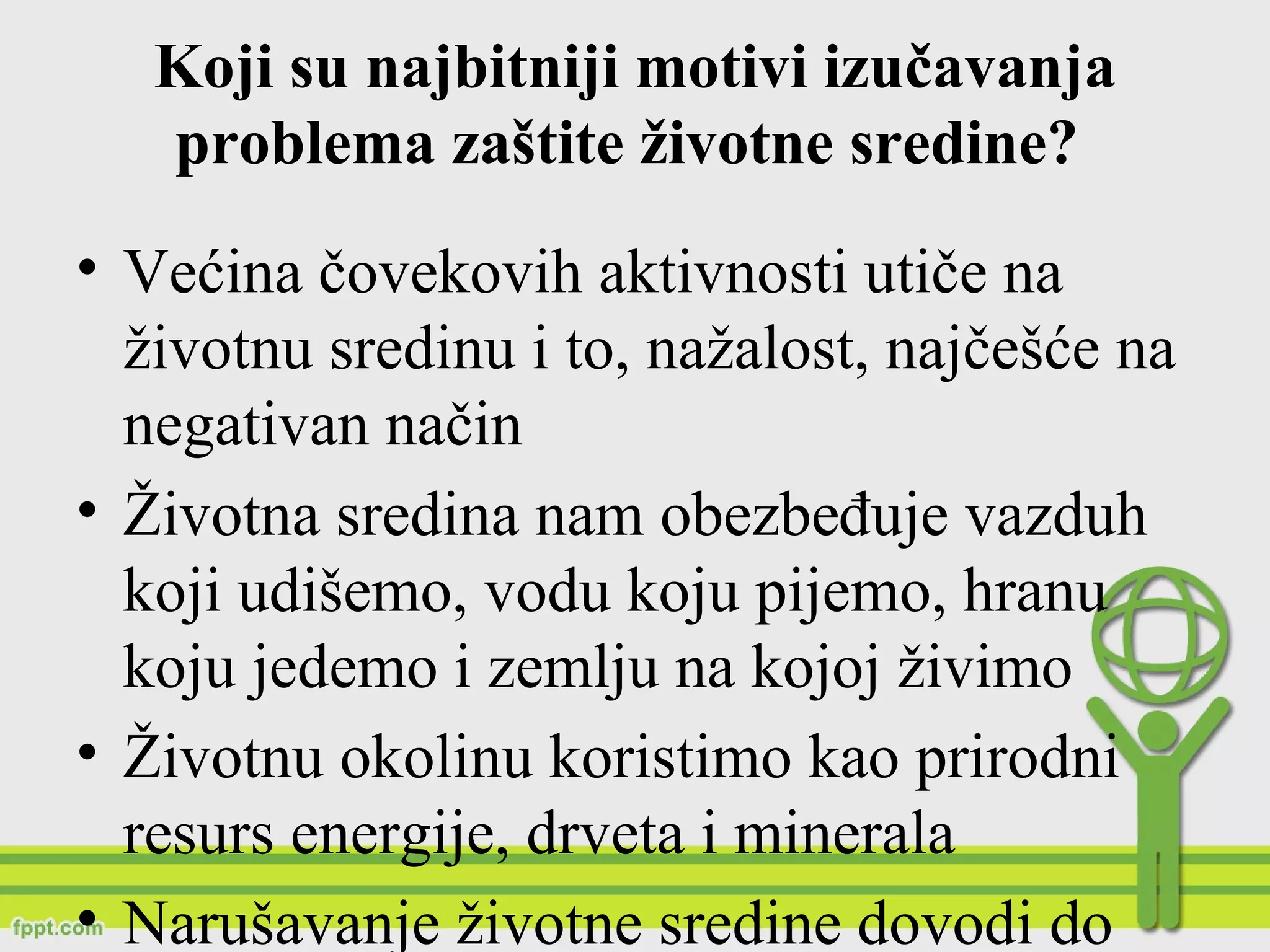Osnovni pojmovi i principi ekologije i zaštite životne sredine | PPT