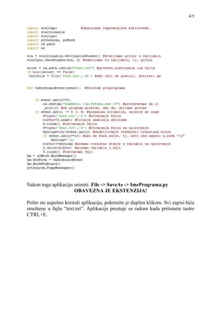 Osnovni primer keylogginga u Python-u - Dimitrije Janković - Dragan ...