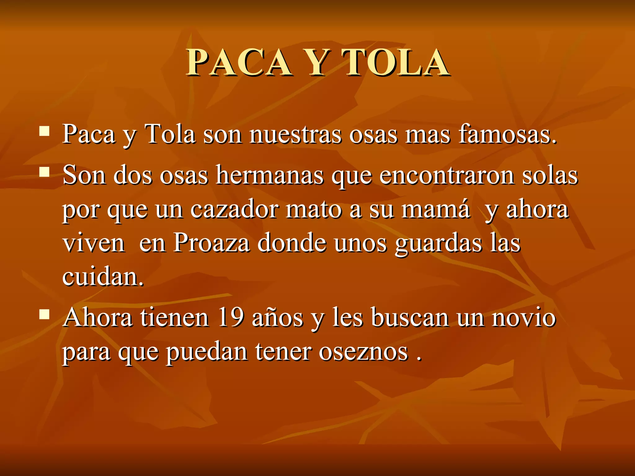 El Oso Pardo Ppt
