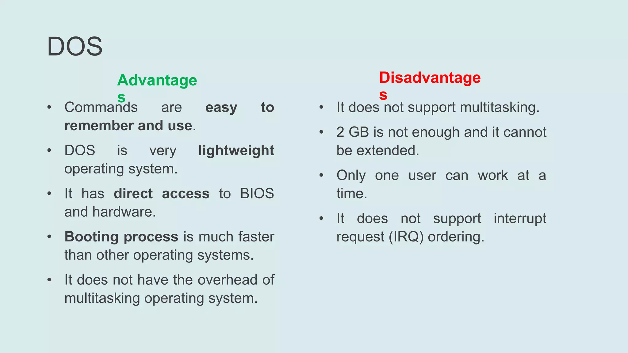 OSOA Unit-1 Introduction to DOS and Windows.pptx