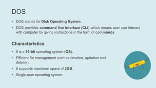 OSOA Unit-1 Introduction to DOS and Windows.pptx