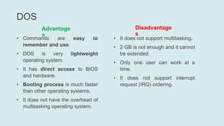 OSOA Unit-1 Introduction to DOS and Windows.pptx