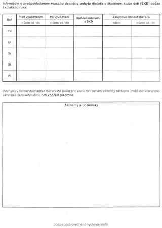 Osobný spis dieťaťa | PDF