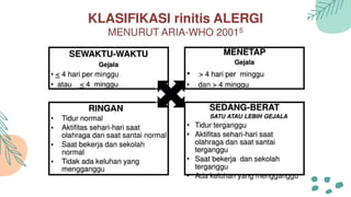 ppt rhinitis alergi pada pasien dan kasusnya | PPTX