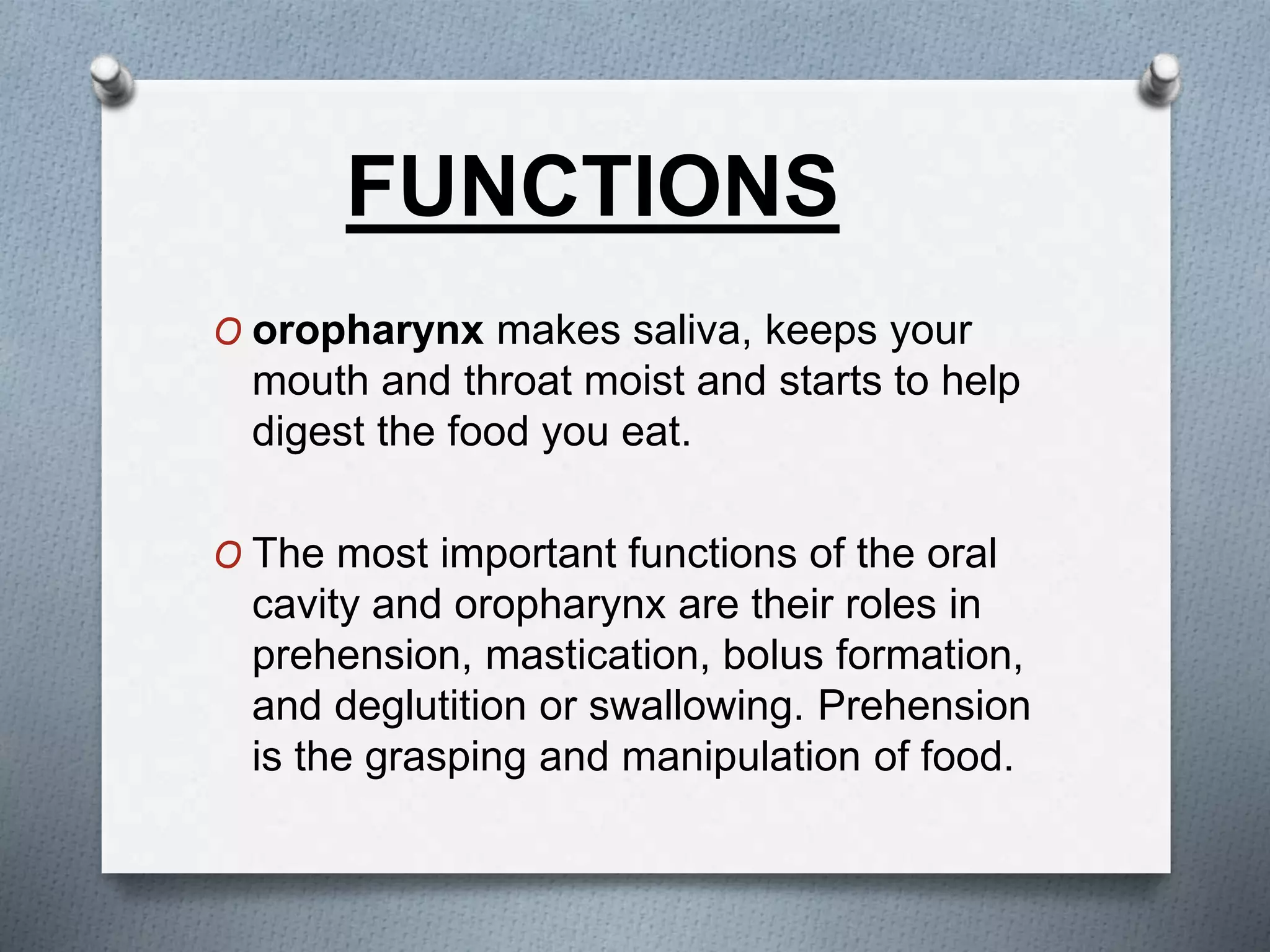 Oropharynx presentation by me | PPTX