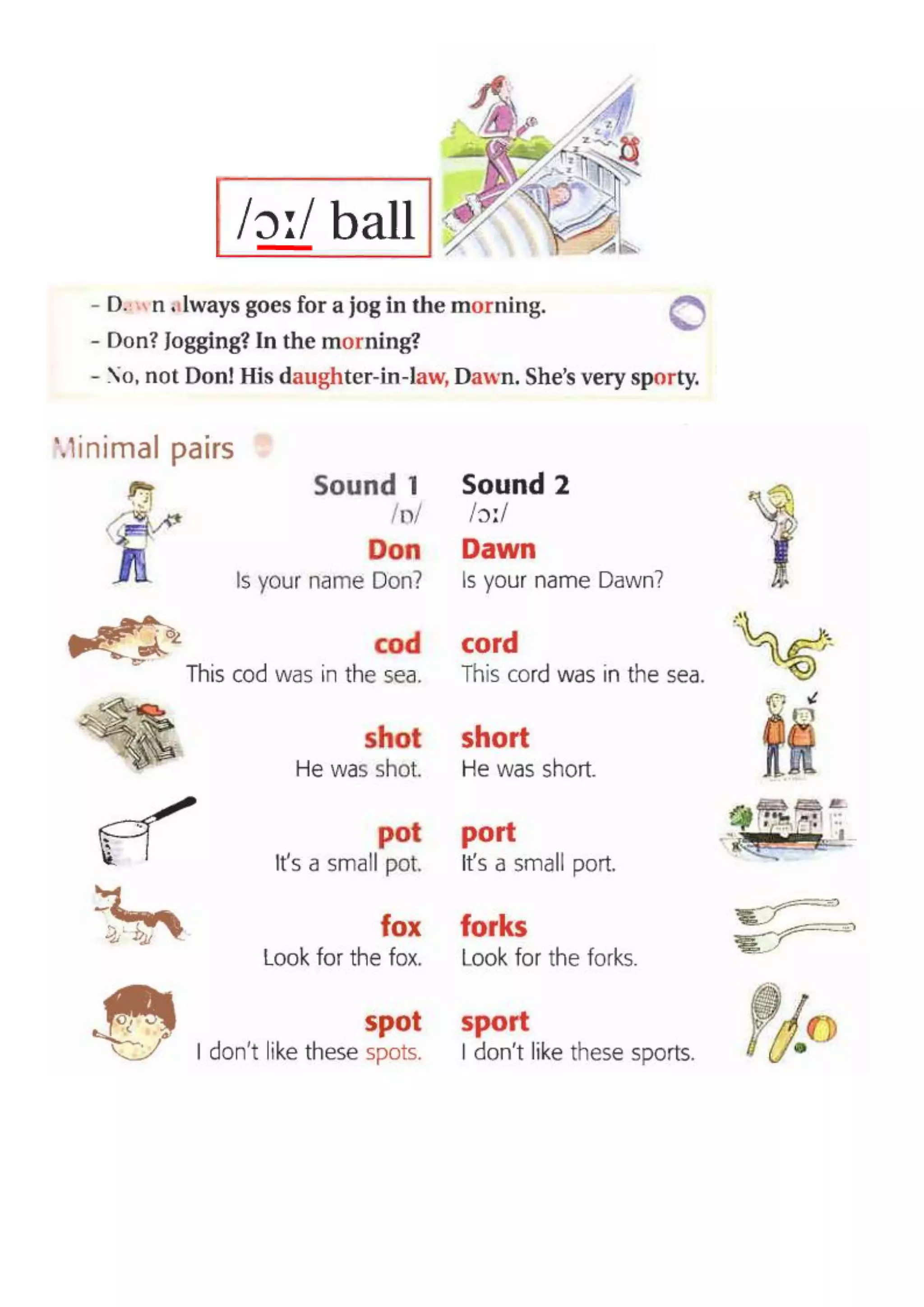 O sound (short and long sound) | PDF
