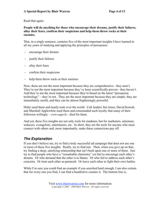 One-Sentence Persuasion Course | PDF