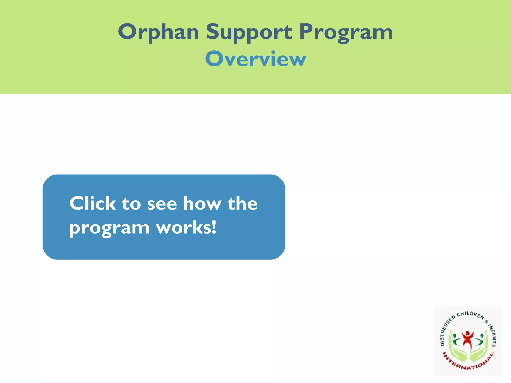 Orphan Support Program Overview | PPT