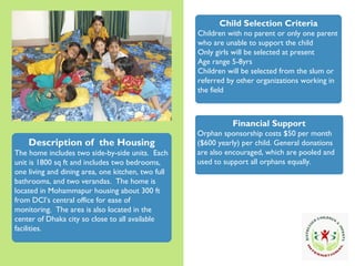 Orphan Support Program Overview | PPT