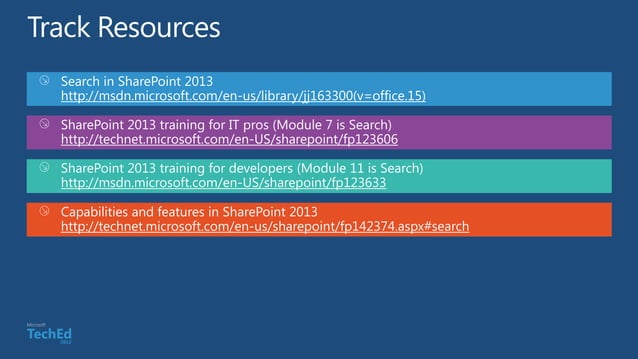 OSP206 What's New in SharePoint 2013 Search | PPT