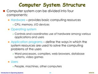 Operating Systems Part I-Basics | PDF